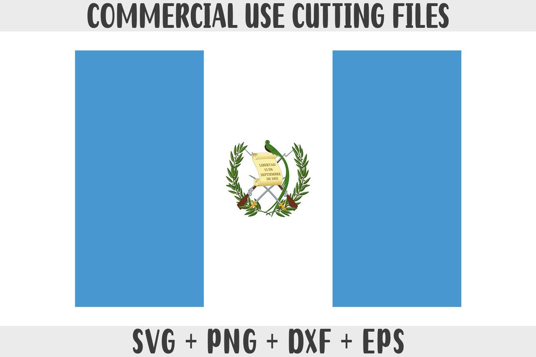 Guatemala Flag SVG: Original Colors, Print-on-demand (digital Download) - Etsy