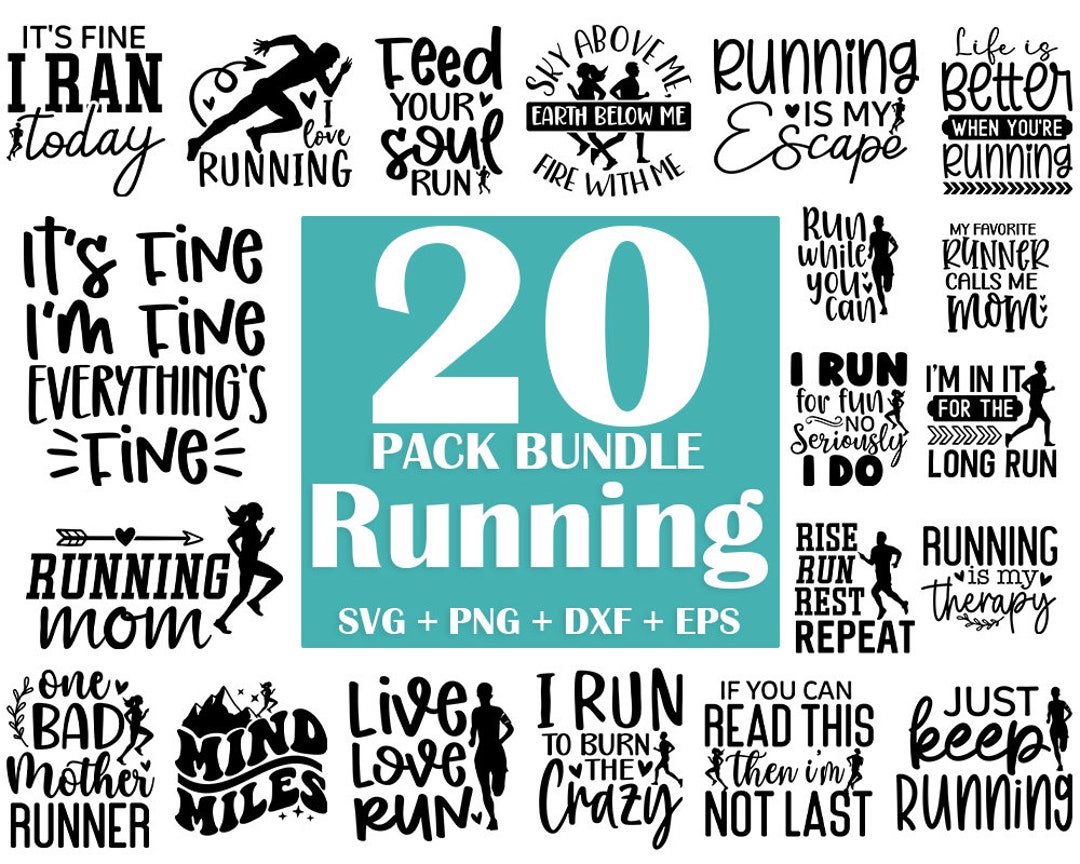 Running SVG Bundle: Funny Shirt & Mug Designs (digital Download) - Etsy
