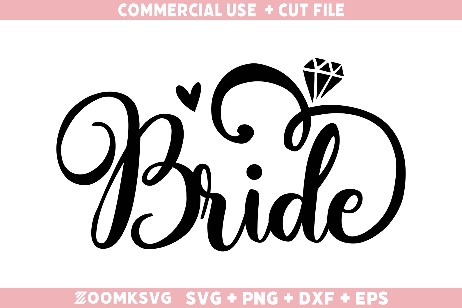 Bride SVG Cut Files: Bridal Party, Wedding (digital Download) - Etsy