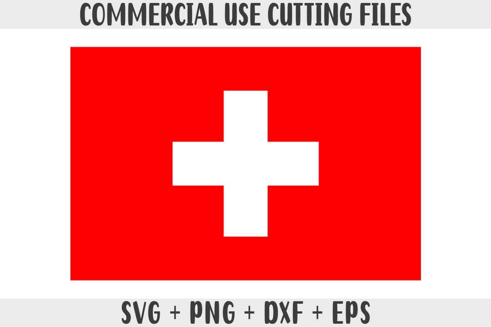 Switzerland Flag SVG Original Colors, Switzerland Flag Png, Commercial ...