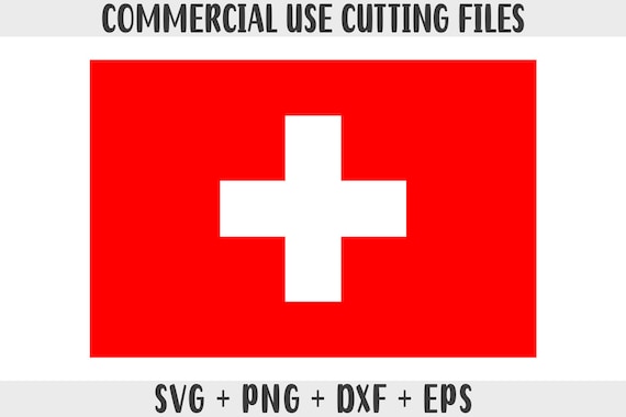 Switzerland Flag SVG Original Colors Switzerland Flag Png - Etsy
