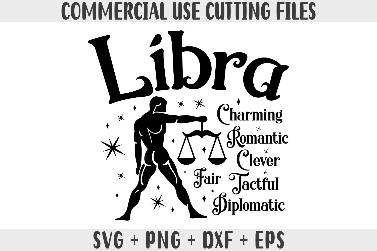Libra SVG Zodiac SVG Zodiac Signs Clipart SVG Gift for - Etsy