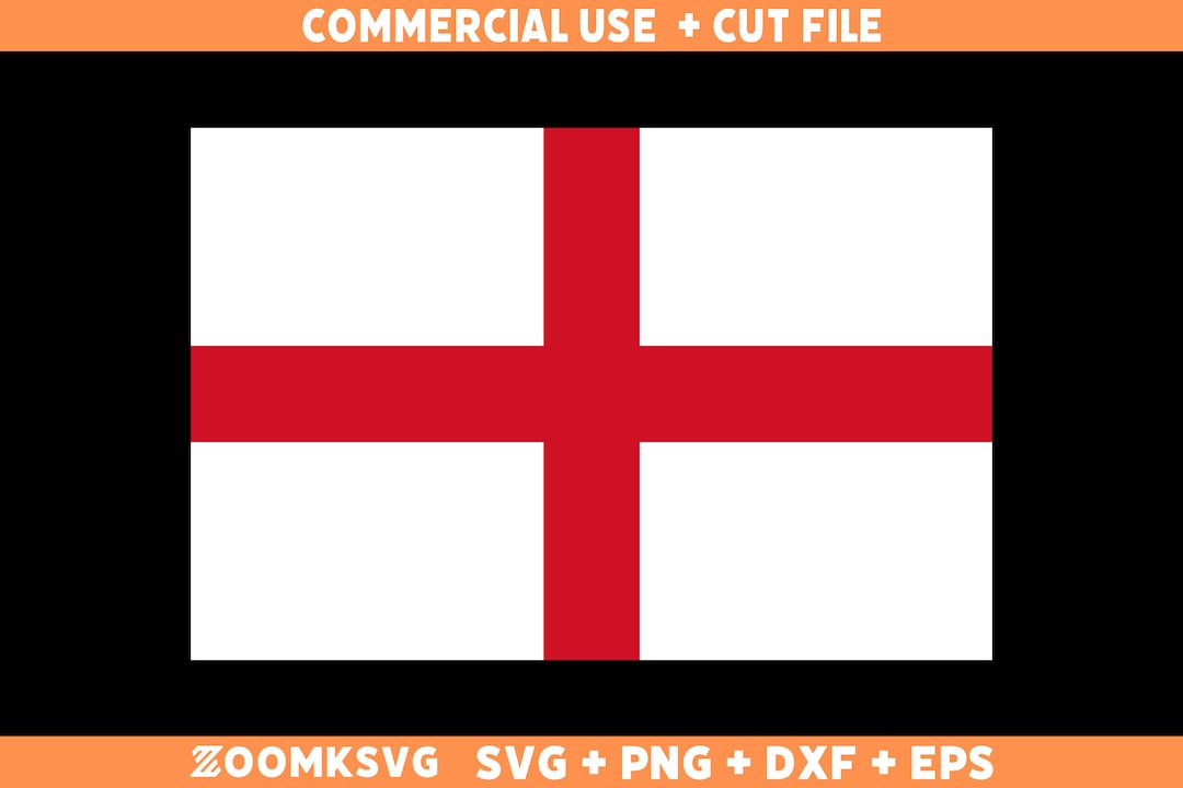 England Flag SVG Original Colors, England Flag Png, Commercial Use for ...