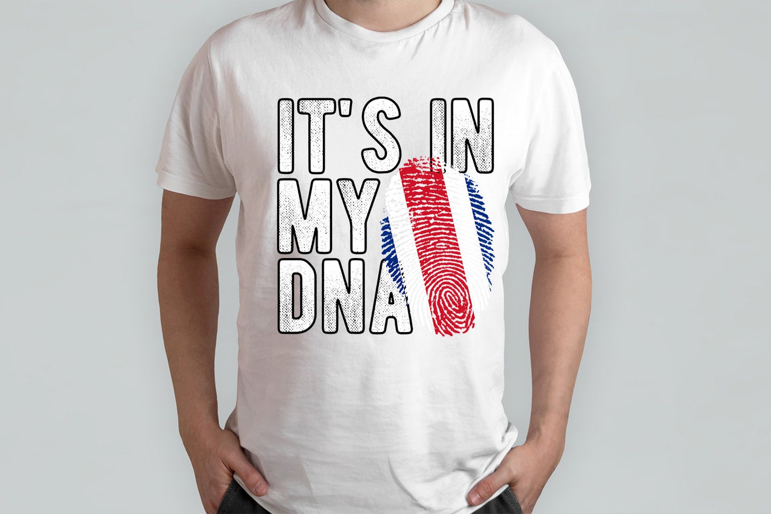 It's in My DNA Costa Rica Flag Fingerprint PNG Sublimation - Etsy