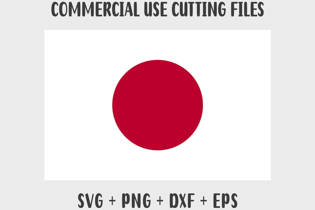 Japan Flag SVG Original Colors, Japan Flag Png, Commercial Use for ...