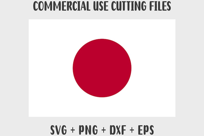 Japan Flag SVG Original Colors Japan Flag Png Commercial Use - Etsy