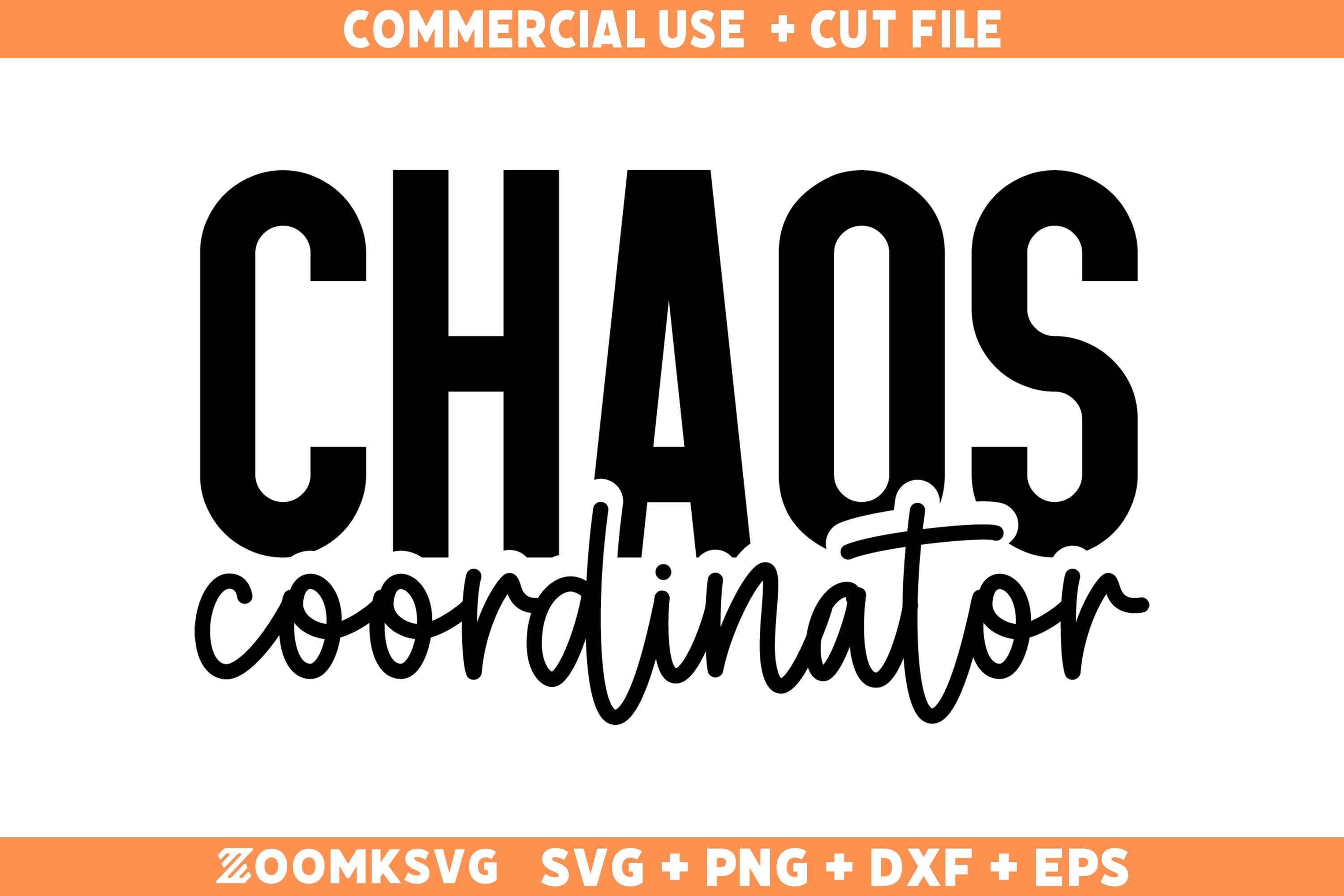 Chaos Coordinator SVG PNG Mom Life Svg Mom Mode Svg Mom - Etsy Canada