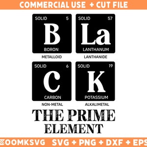 Black Prime Element SVG Bundle: African American Designs (digital Files ...