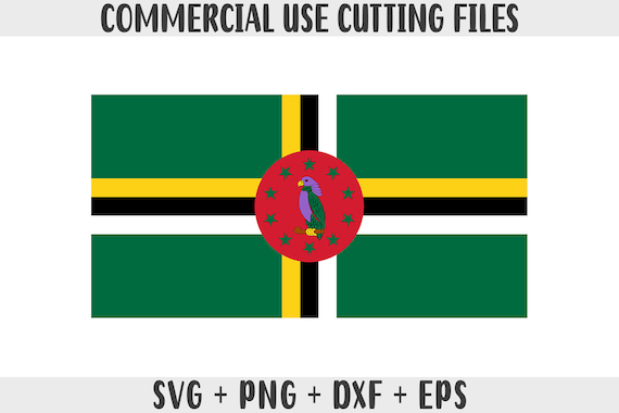 Dominica Flag SVG Original Colors Dominica Flag Png - Etsy UK