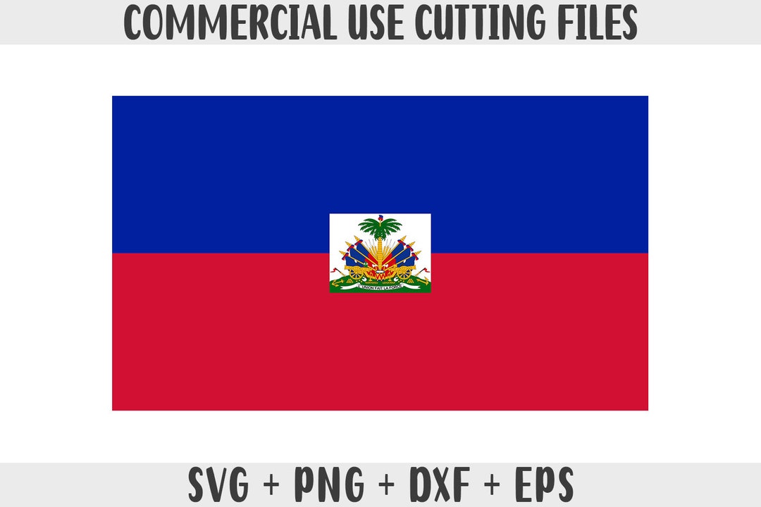 Haiti Flag SVG: Original Colors, Print-on-demand (digital Files) - Etsy