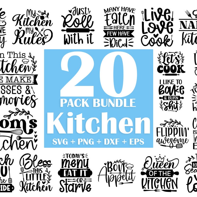 Country Kitchen Svg - Etsy