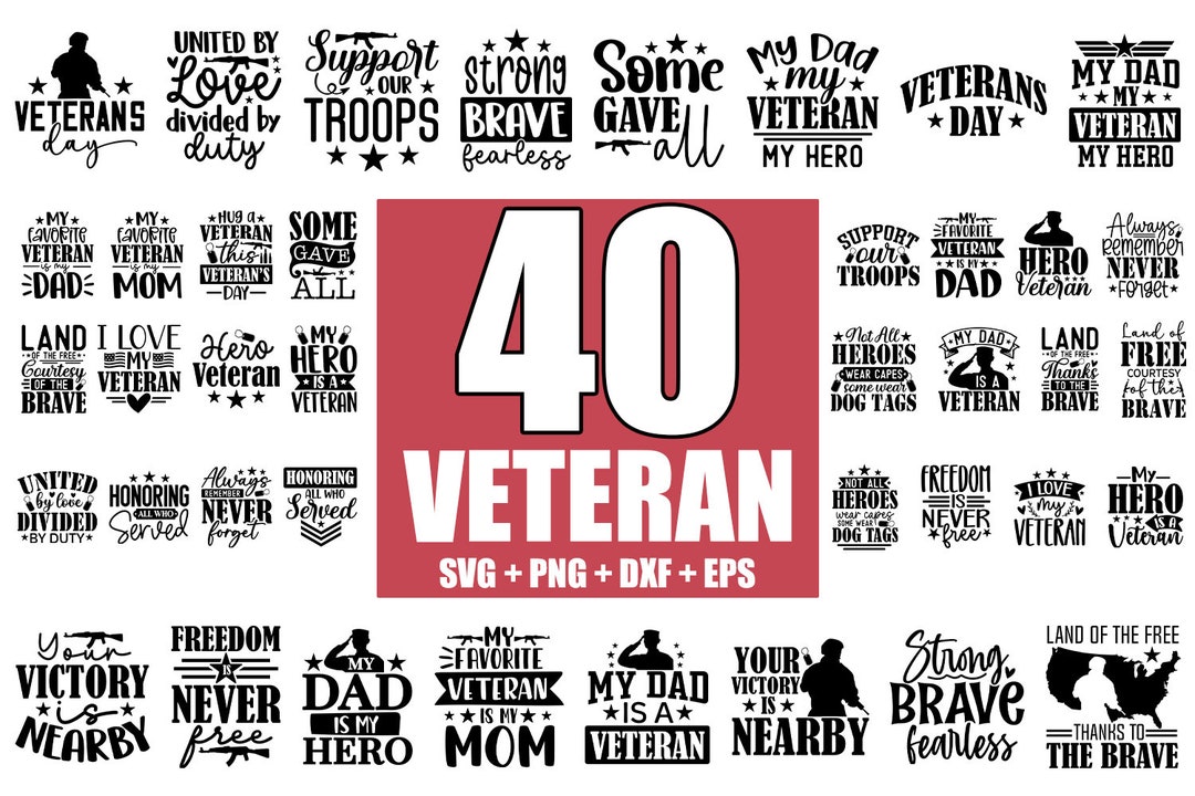 Veteran Svg Bundle, Military Svg Bundle, Patriotic Svg, Army Veteran ...