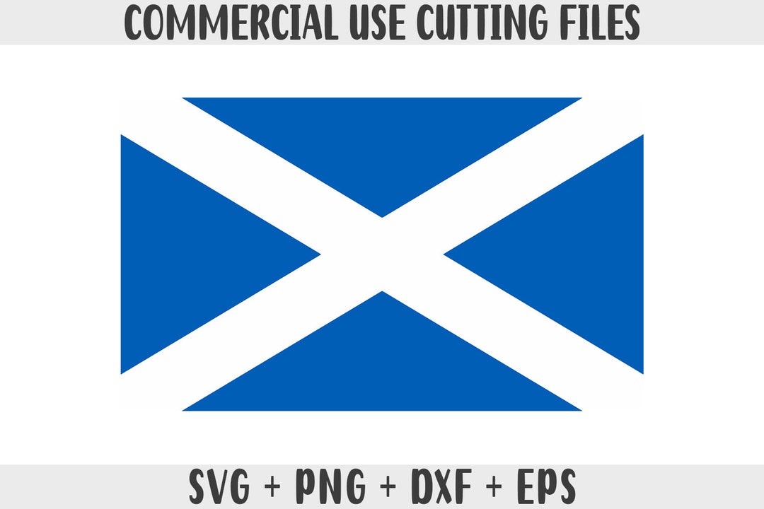 Scotland Flag SVG: Commercial Use, Cricut & Silhouette Cut Files ...