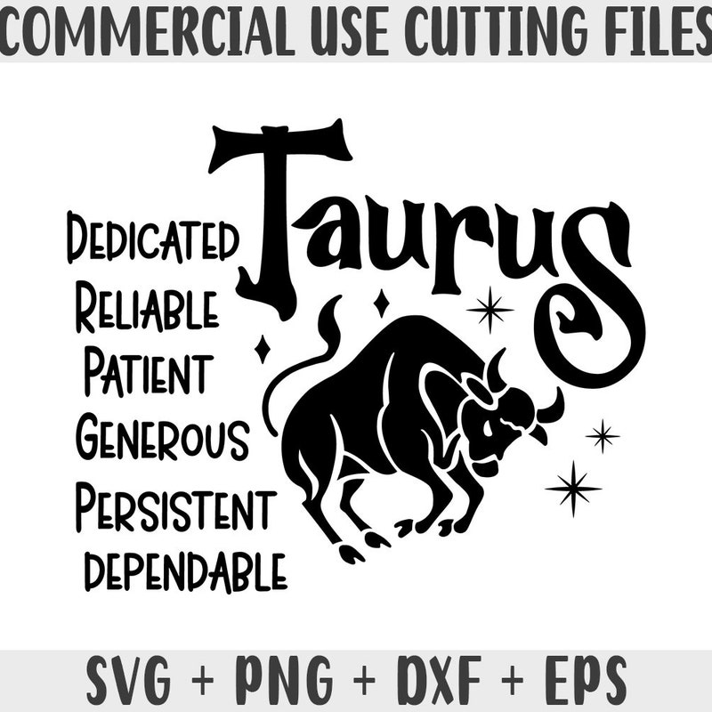 Taurus Svg - Etsy