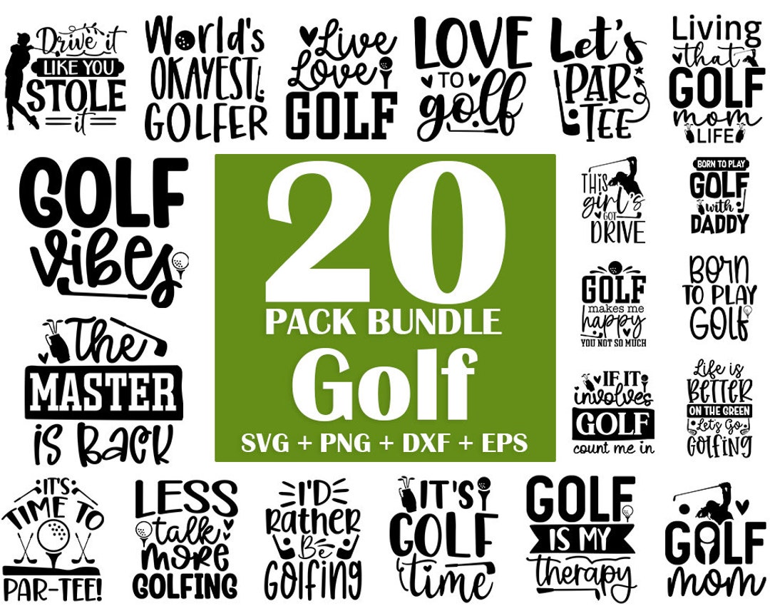 Funny Golf SVG Bundle: Golf Mug, Shirt, Quotes (digital Files) - Etsy