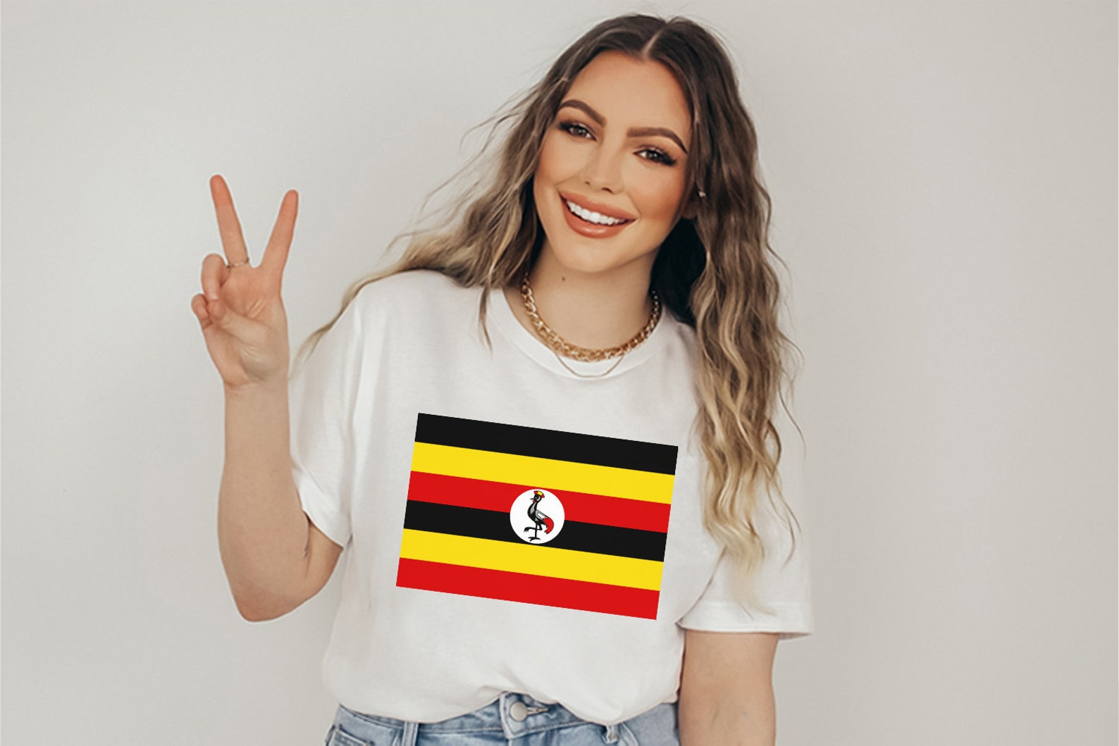 Uganda Flag SVG Original Colors Uganda Flag Png Commercial - Etsy
