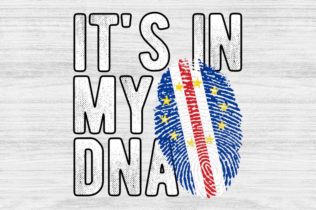 Cape Verde Flag Fingerprint PNG: DNA Gift (digital Download) - Etsy