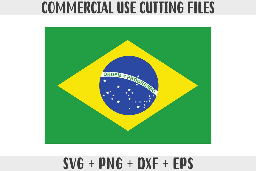 Brazil Flag SVG Original Colors, Brazil Flag Png, Commercial Use for ...