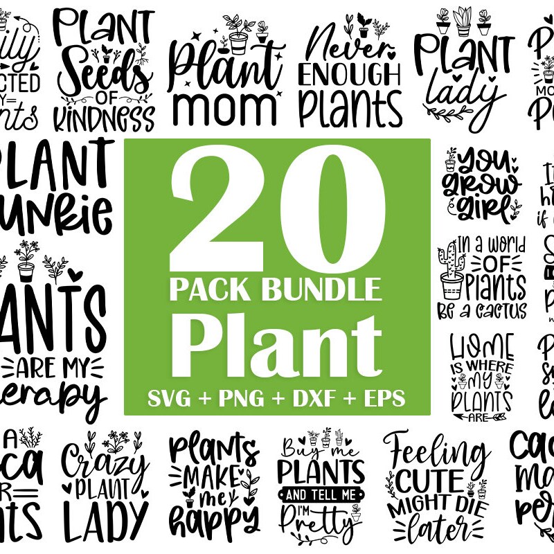 Plants Svg - Etsy