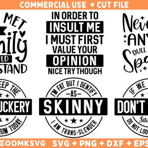 120 Funny SVG Bundle, Sarcastic SVG Bundle, Sarcasm SVG, Sassy Svg ...