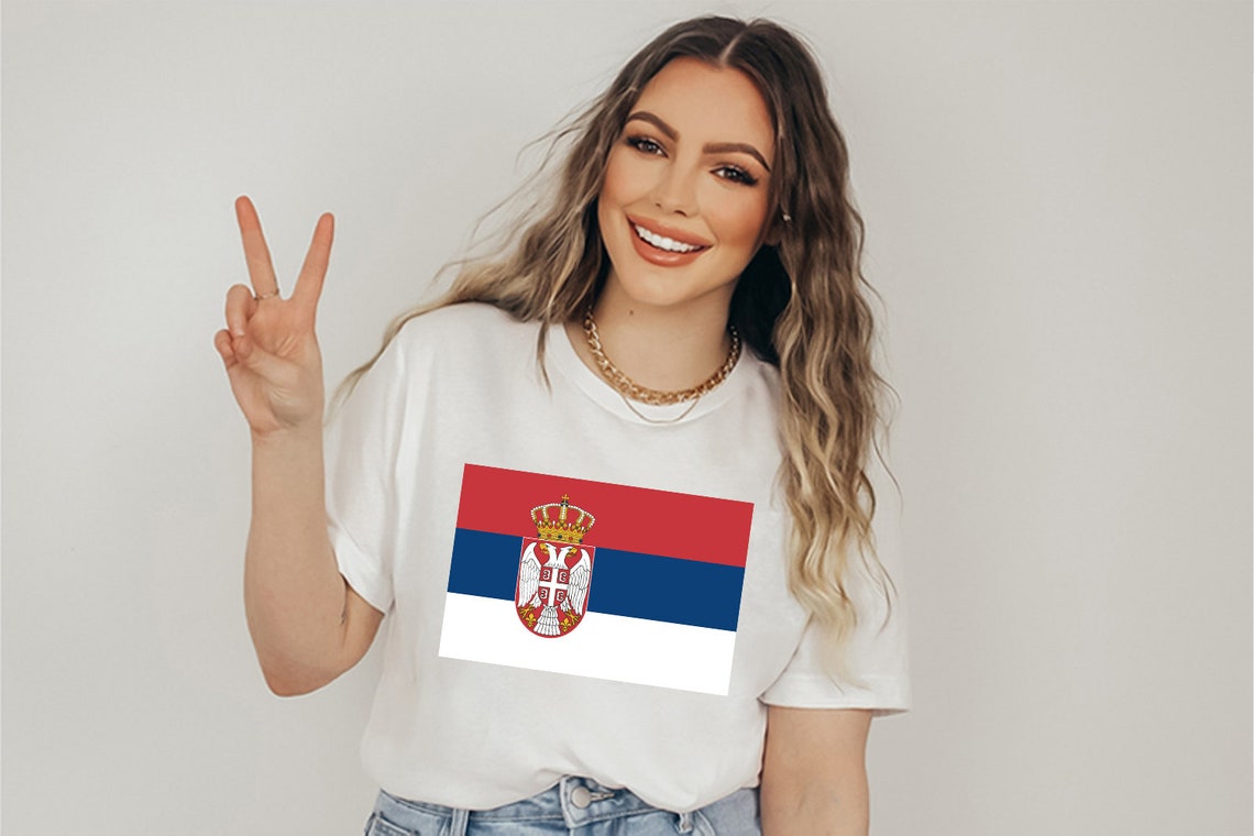 Serbia Flag SVG: Original Colors, Cricut & Silhouette Cut Files - Etsy