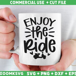 Enjoy the Ride Svg, Scooter Svg, Scooter Png, Funny Scooter Svg, Vespa ...
