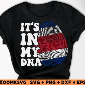 Costa Rica SVG, It's in My DNA Svg, Costa Rica Flag, Costa Rica Flag ...