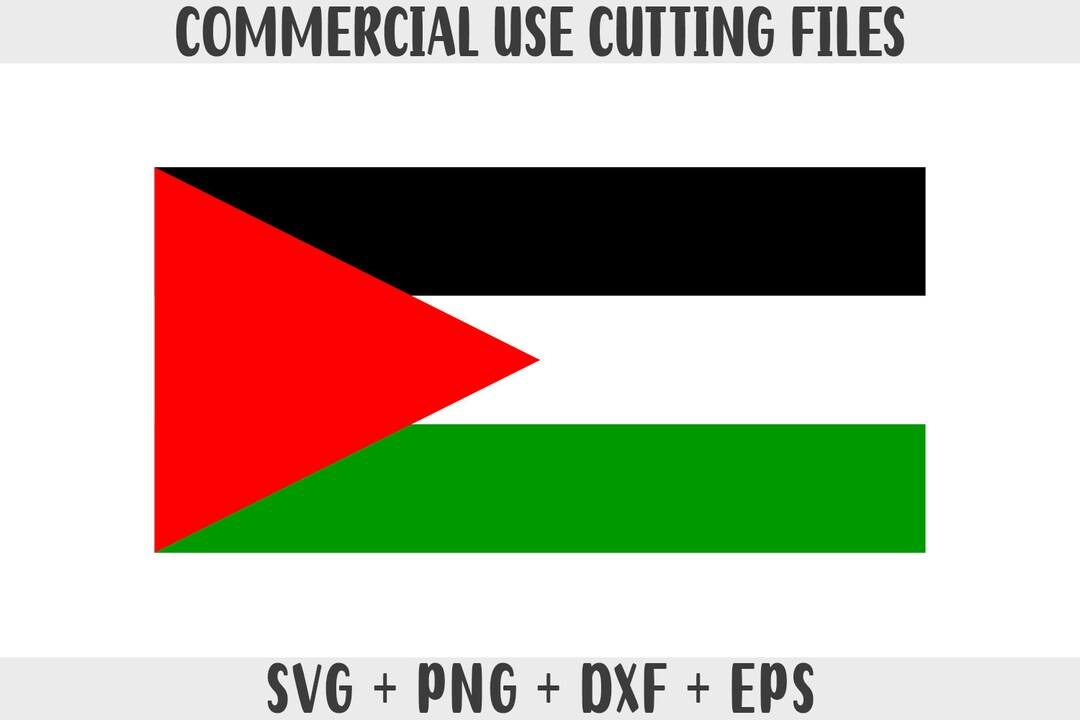 Palestine Flag SVG Original Colors, Palestine Flag Png, Commercial Use ...