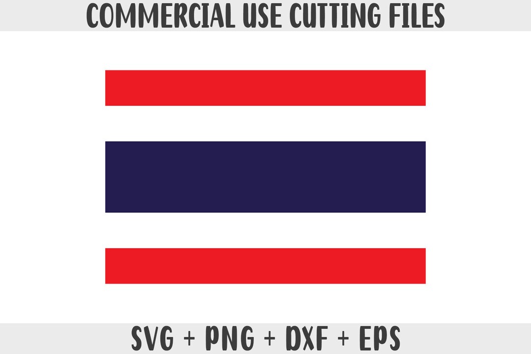 Thailand Flag SVG Original Colors, Thailand Flag Png, Commercial Use ...