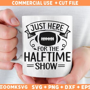 Halftime Show Football SVG Bundle: Funny Super Bowl Designs (digital ...