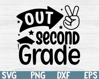 Peace Out 1st Grade Svg, Last Day of School Svg, First Grade, End of ...