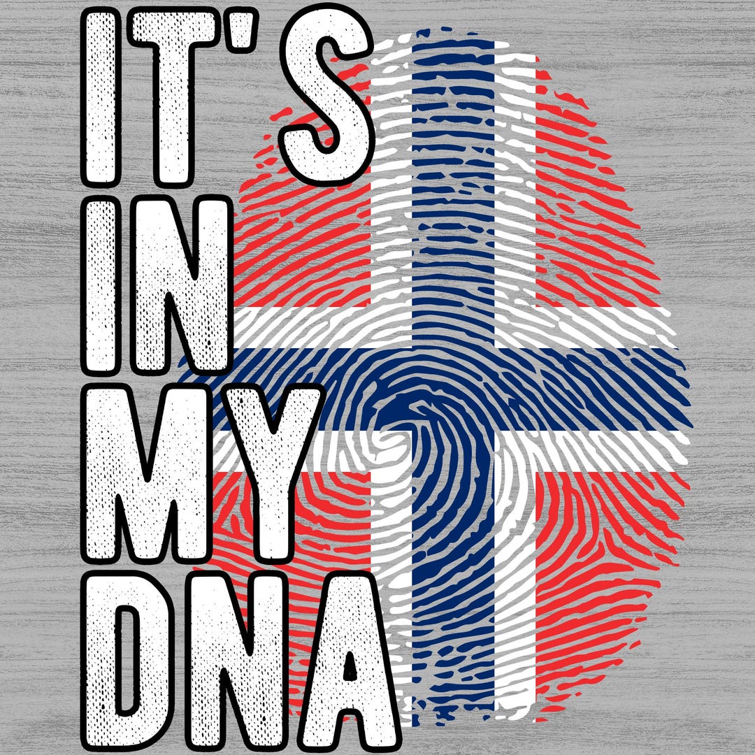 Norway Png, It's in My DNA Norway Flag Fingerprint PNG Sublimation ...