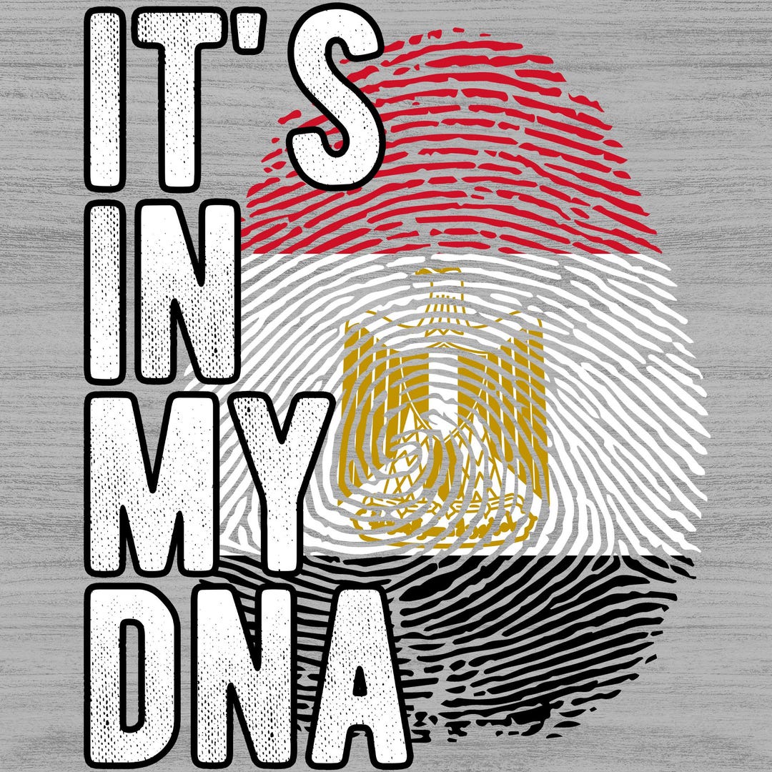 Egypt Png, It's in My DNA Egypt Flag Fingerprint PNG Sublimation Design ...