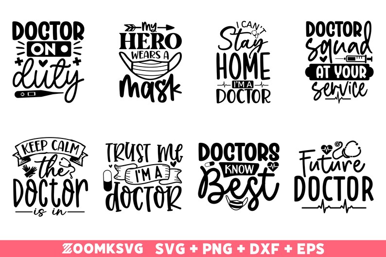 Doctor SVG Bundle, Doctor Png Bundle, Doctor Quote Svg, Funny Doctor ...