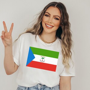 Equatorial Guinea Flag SVG Original Colors, Equatorial Guinea Flag Png ...