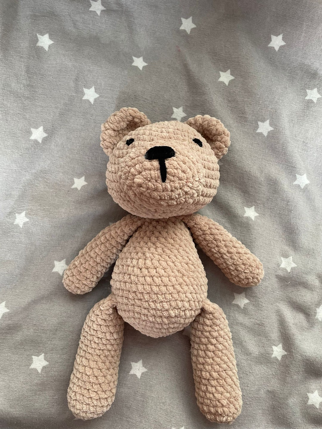 Crochet Teddy Stuffed Animal - Etsy