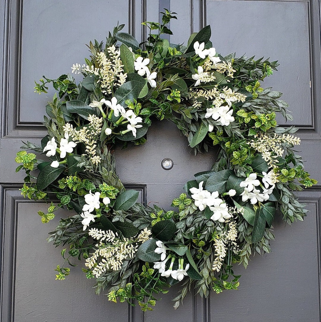 Year Round Wreath, Everyday Greenery Wreath, Neutral Wreath, Spring ...