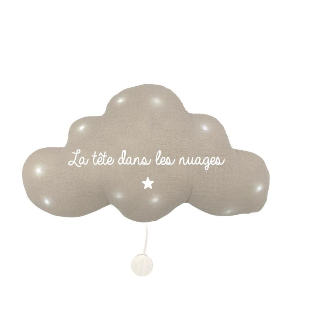 Veilleuse musicale personnalisé avec prénom/ veilleuse musicale bébé ...