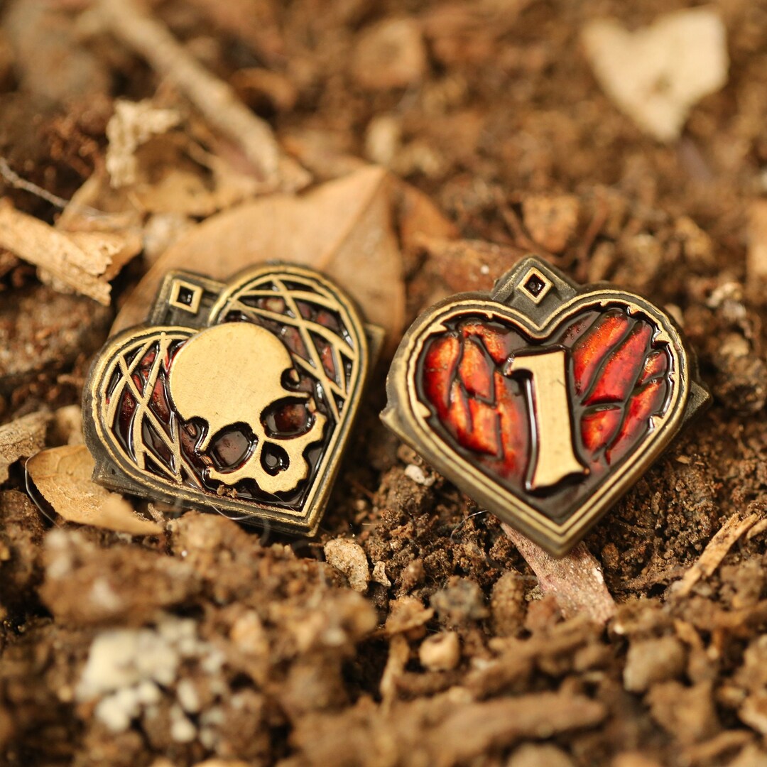 10x 1s, 3s, 5s Health Upgrade Metal Tokens for Board Game, Wound ...