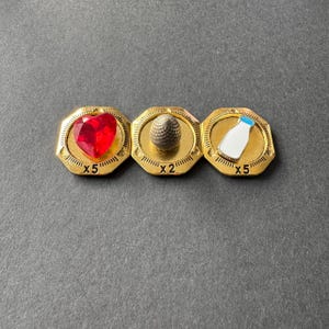 25x Multiplier Tokens for Board Games, Ark Nova, Wyrmspan, Black&gold ...