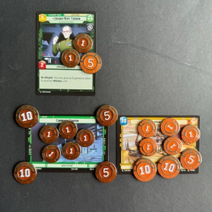 40x Star Wars Unlimited TCG Metal Damage Counter Token Set - Etsy Canada