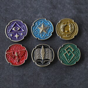 18 Class Action Turn Tracker Tokens for Arkham Horror LCG - Etsy