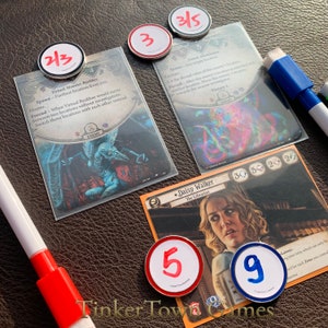 Metal Dry Erase Tokens, Ability Counters - for Board Games, Rpgs, Tcgs ...
