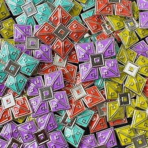 Metal Earthborne Rangers Upgrade Tokens for Board Game, Energy, Harm ...