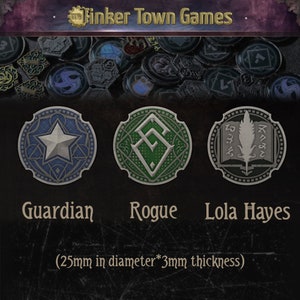 18 Class Action Turn Tracker Tokens for Arkham Horror LCG - Etsy