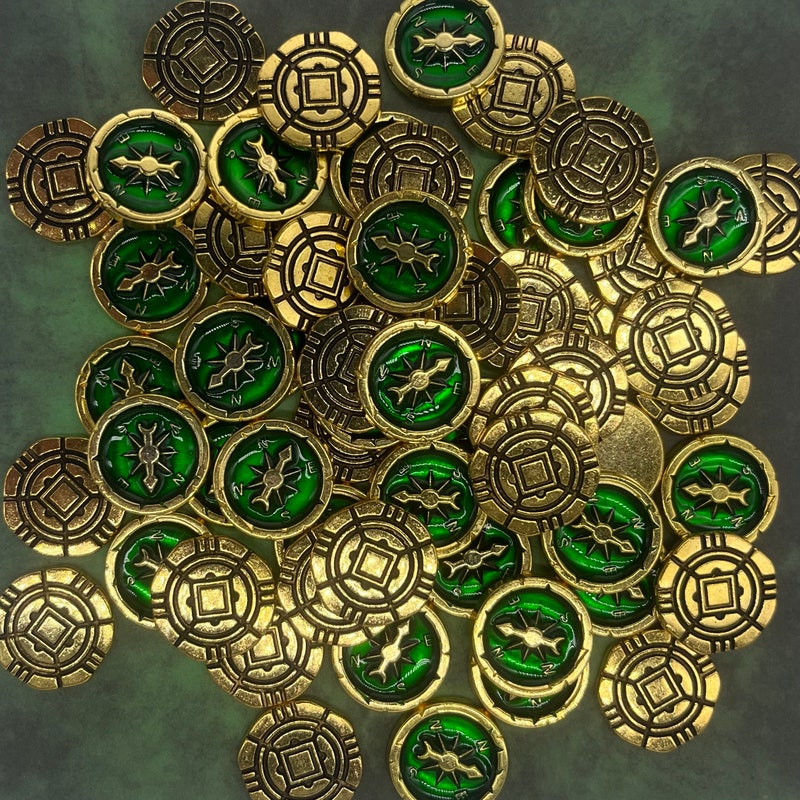 Gold Tokens Boardgames - Etsy