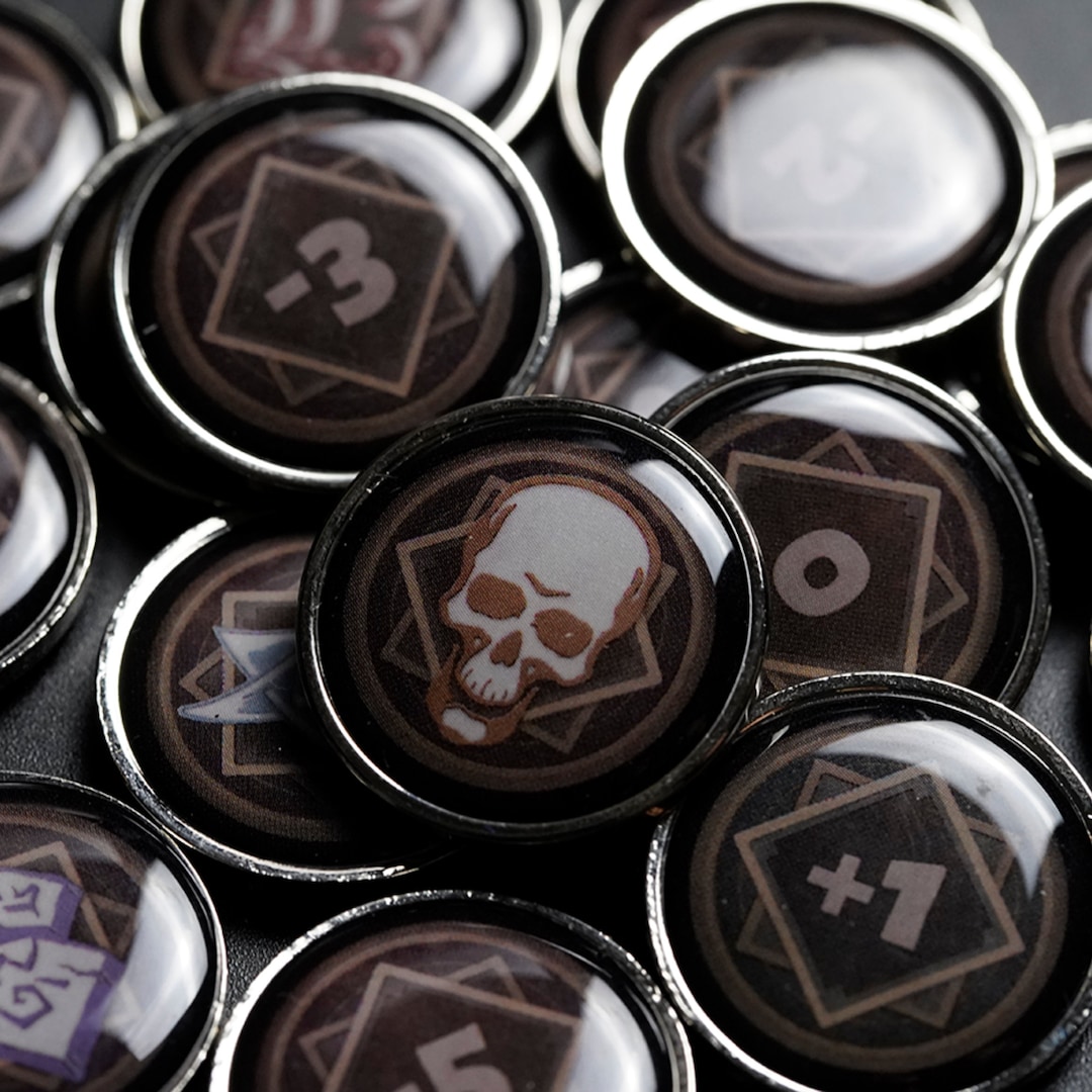 44 Chaos Token Full Core Set for Arkham Horror LCG 25mm in Diameter - Etsy