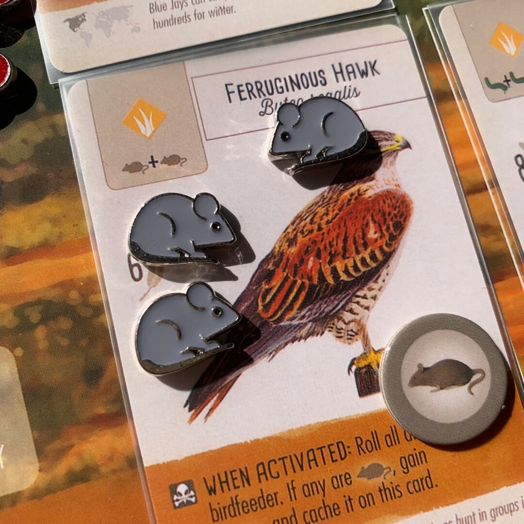 40x Metal Token for Board Game Upgrade - Rodents, Mouse, Miniature ...