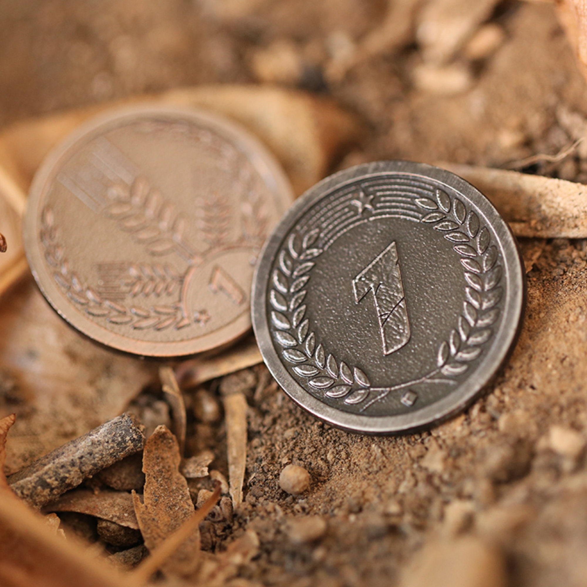 Generic Metal Coins Board Game Money 1s 3s 5s 10s 50s - Etsy