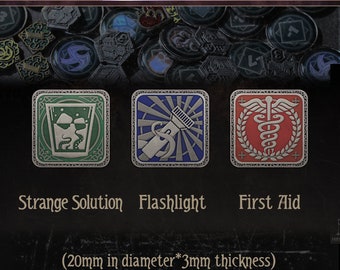 Arkham Horror Metal Tokens - Etsy